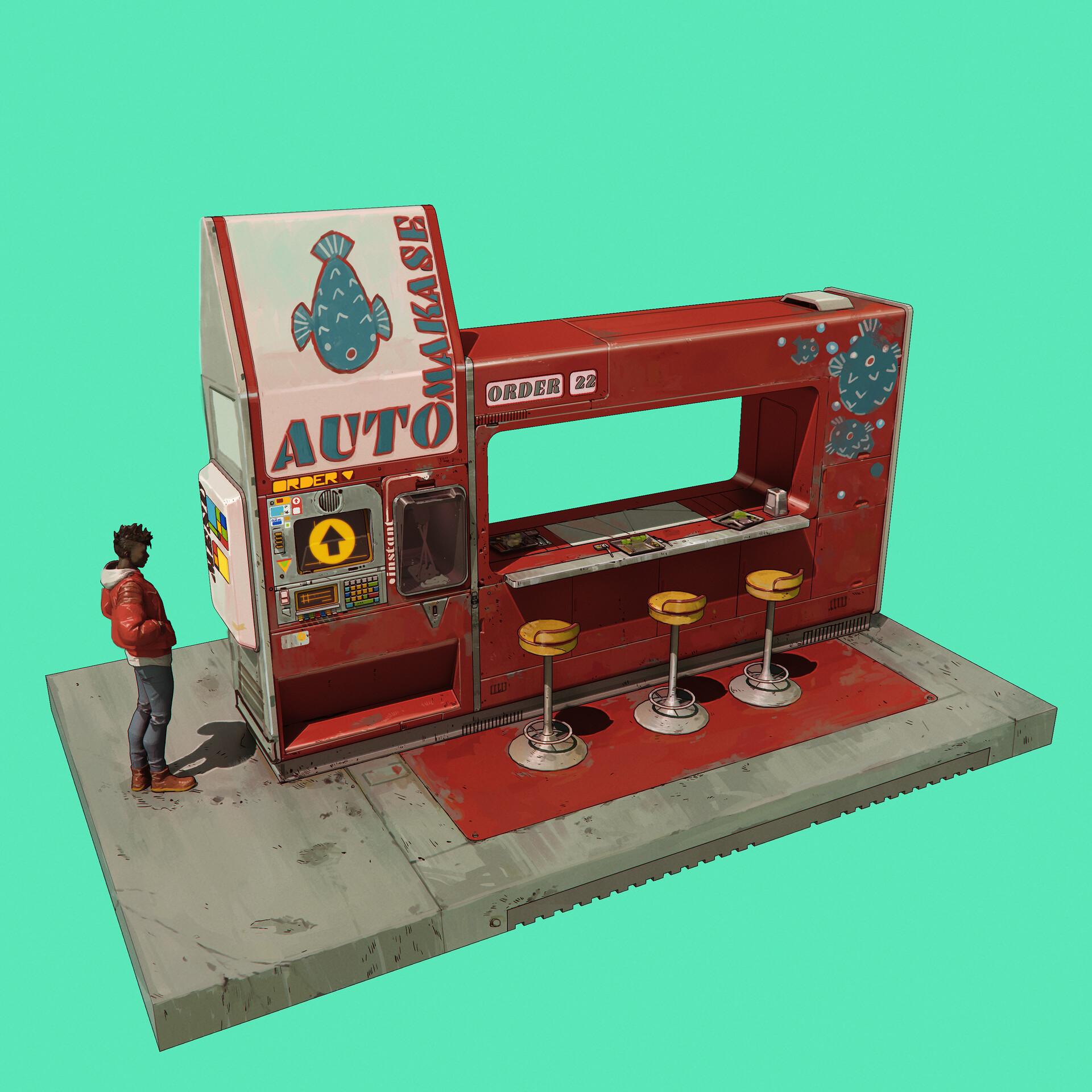 The Super Stylish Sci-Fi Artworks of Chee Fong