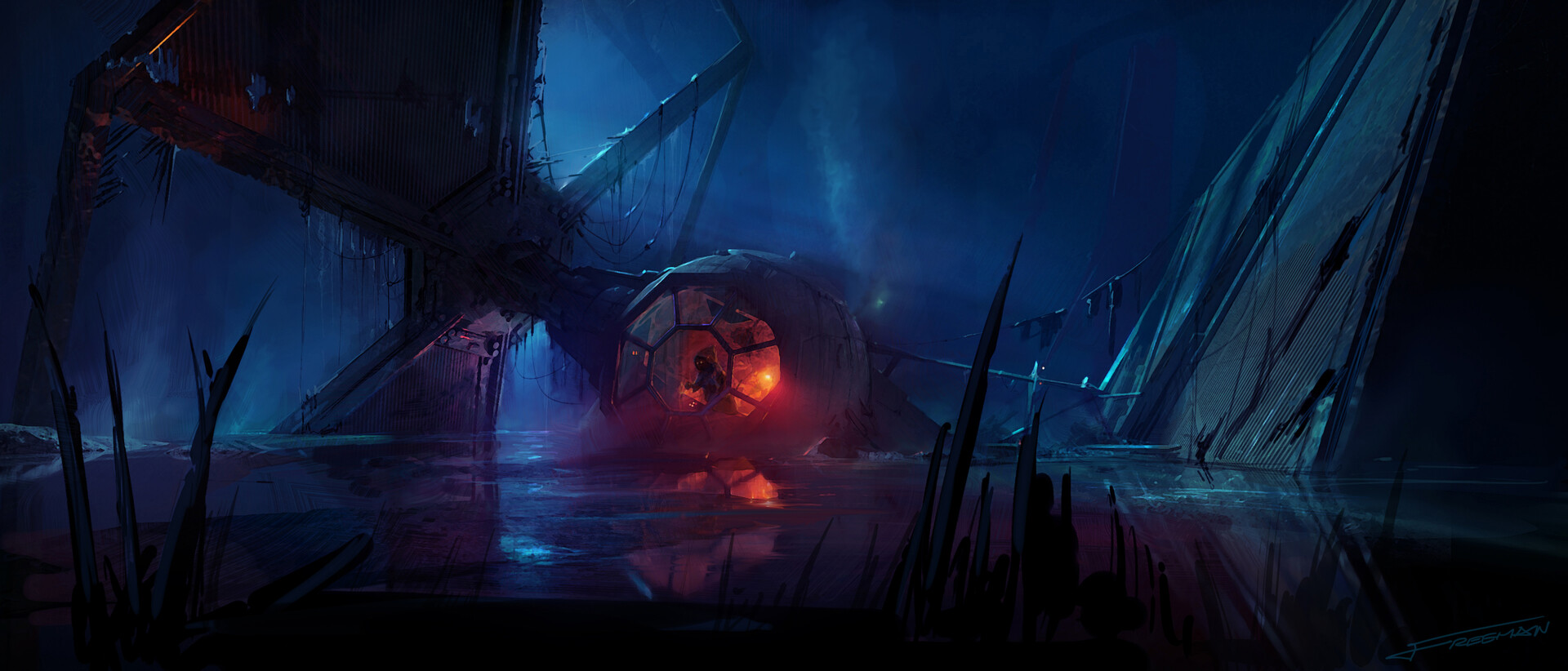 The Sci-Fi Concept Artworks of David Freeman