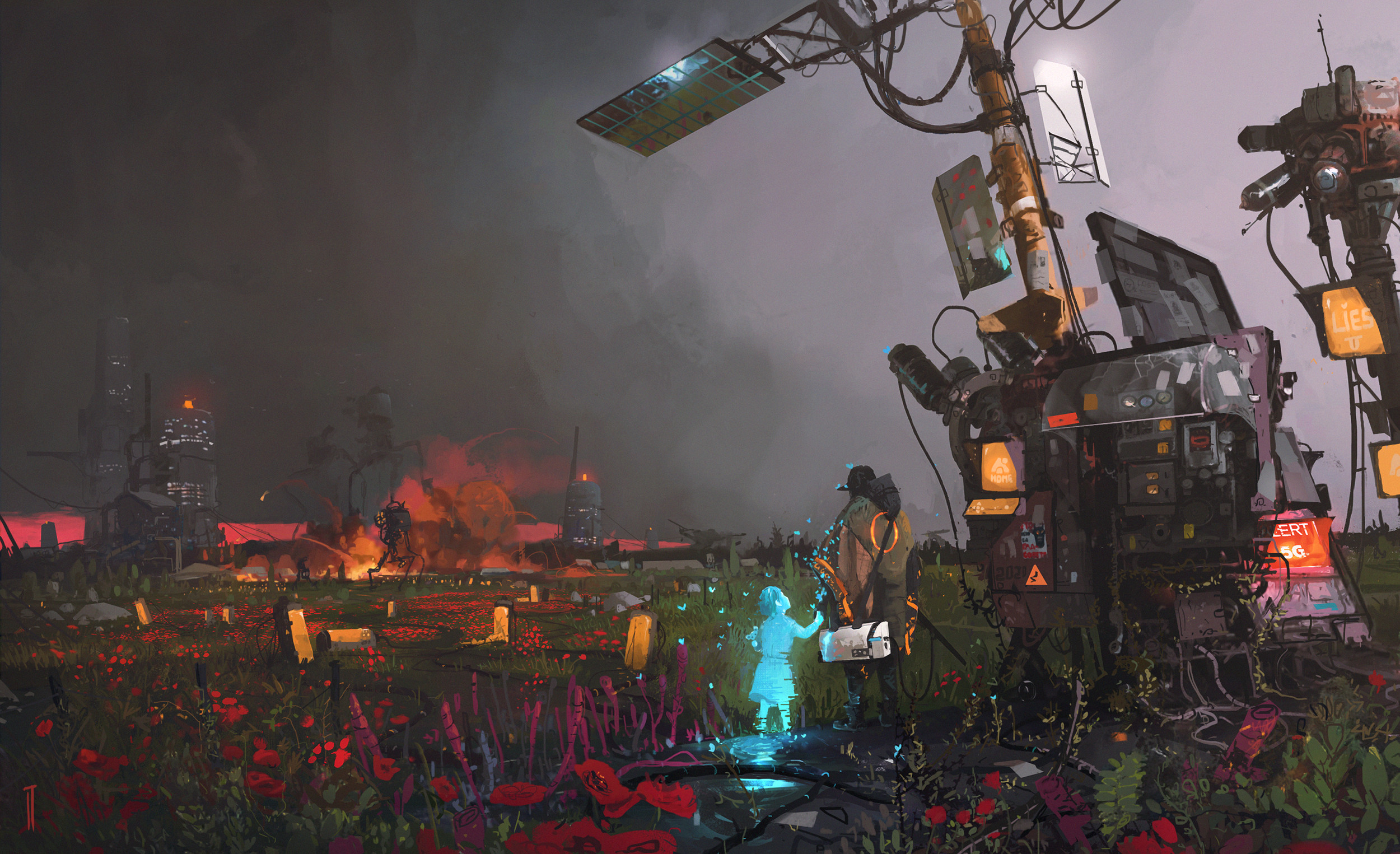 The Digital Sci-Fi Artworks of Ismail Inceoglu | Illustrator