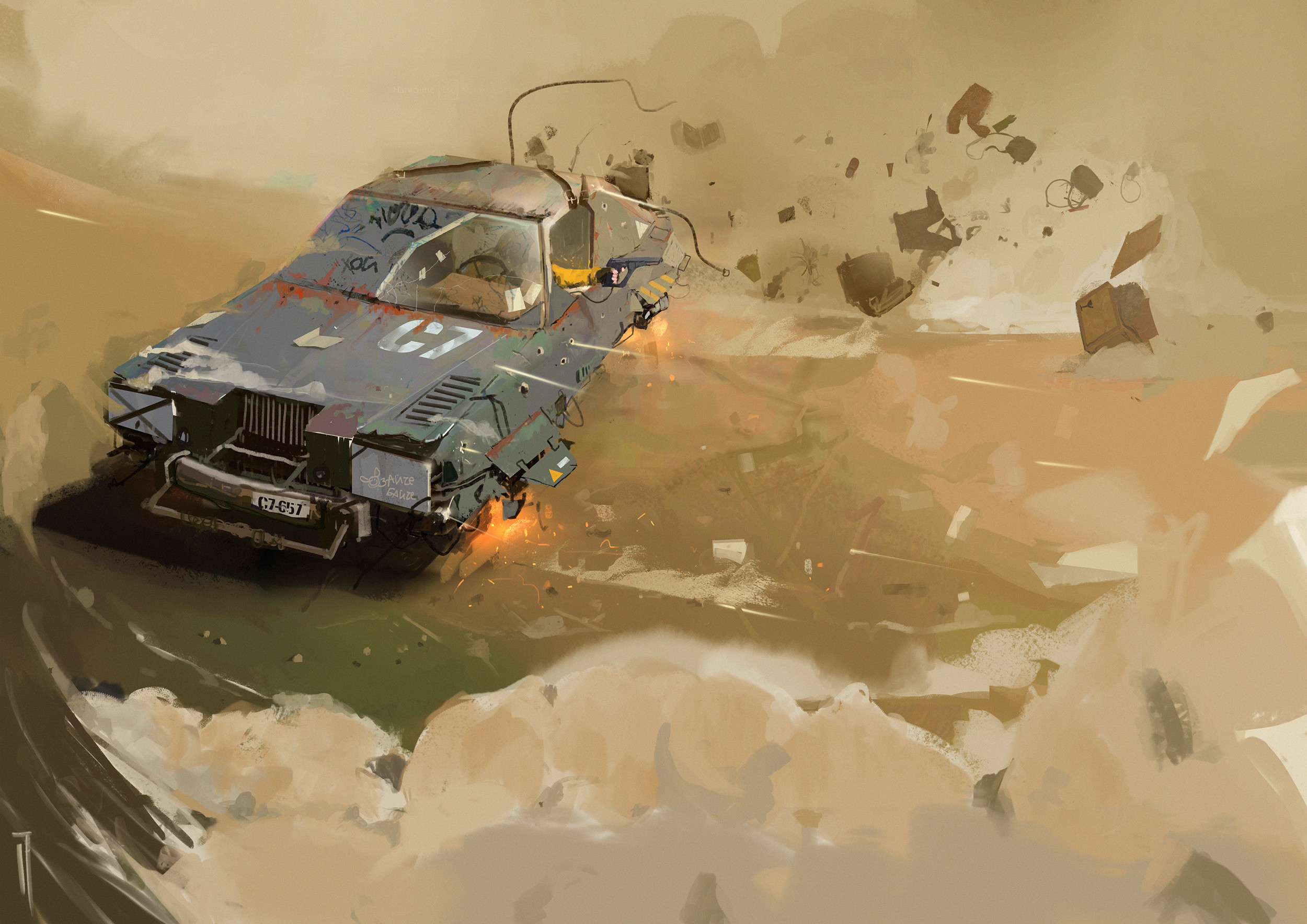 The Digital Sci-Fi Artworks of Ismail Inceoglu | Illustrator