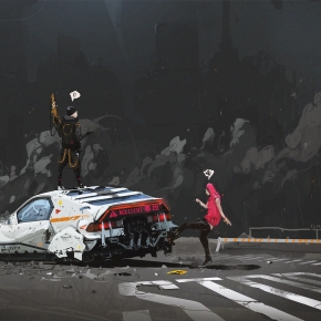 The Digital Sci-Fi Artworks of Ismail Inceoglu | Illustrator