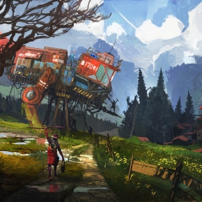 The Digital Sci-Fi Artworks of Ismail Inceoglu | Illustrator
